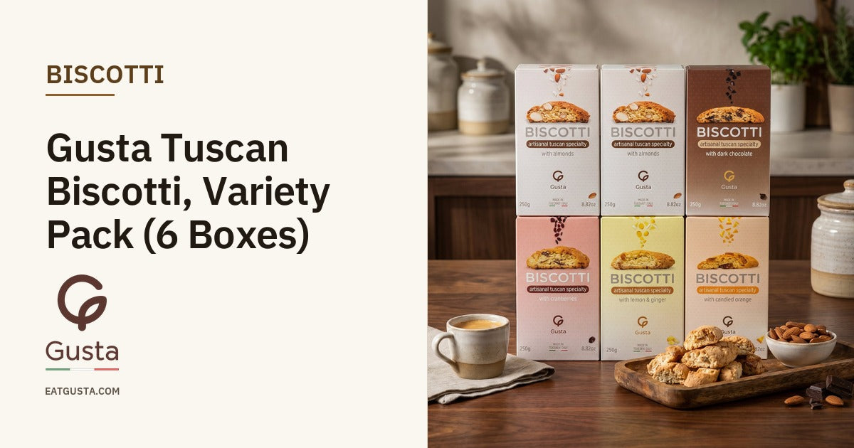 Tuscan Biscotti Variety Pack, 6 Boxes | Gusta